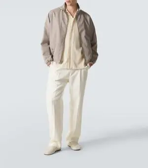 STOFFA Reversible Wool And Linen Blouson Jacket
