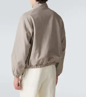STOFFA Reversible Wool And Linen Blouson Jacket