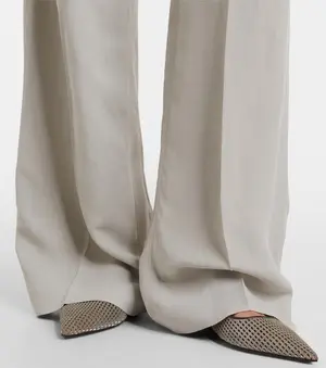 Brunello Cucinelli Monili Wide-leg Pants