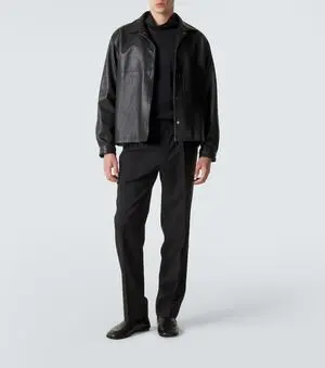 STOFFA Wool And Silk Turtleneck Sweater