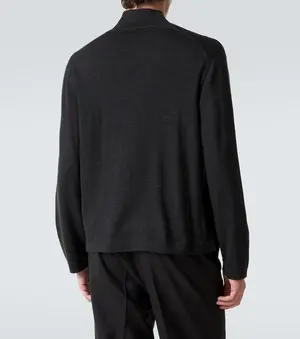 STOFFA Wool And Silk Turtleneck Sweater