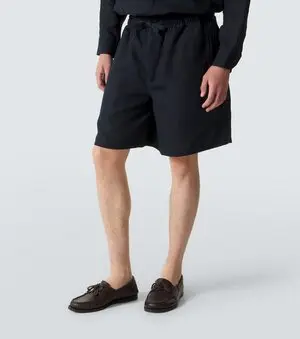 SAMAN AMEL Linen Shorts