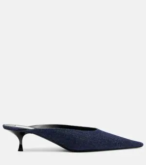 Victoria Beckham Sloan Denim Mules