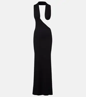 TOM FORD Asymmetric Jersey Gown