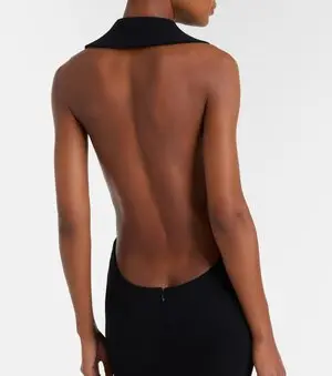TOM FORD Asymmetric Jersey Gown