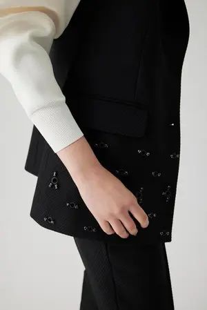 EXQUISE Aretha Embroidered Vest