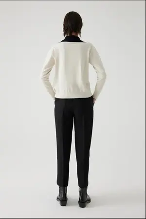 EXQUISE Wide Leg Straight Pants