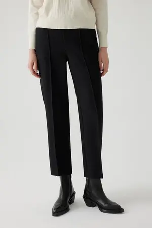 EXQUISE Wide Leg Straight Pants