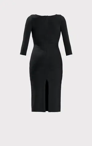 Herve Leger Icon Sweetheart Midi Dress