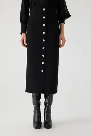 EXQUISE Alibeth Midi Pencil Skirt