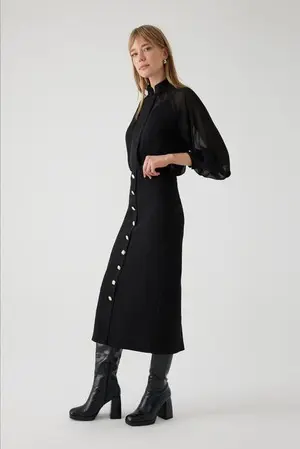 EXQUISE Alibeth Midi Pencil Skirt