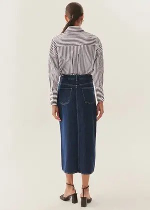 EXQUISE Malia Denim Skirt