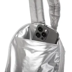BAGGALLINI Swift Sling Bag - Silver Metallic