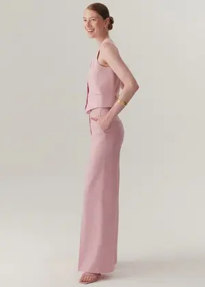 EXQUISE Nevaeh Fit Linen Trousers
