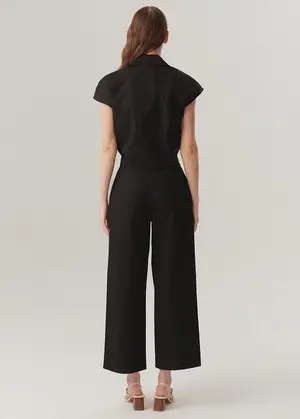 EXQUISE Polished Flowing Trousers
