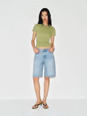 REFORMATION Finley Low Rise 11" Baggy Jorts