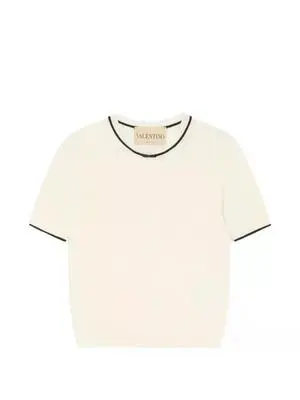 Valentino Garavani Vlogo Bow Detail Sweater - Neutrals