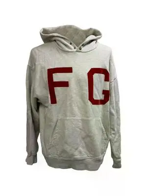 Fear Of God Fg Logo Hoodie