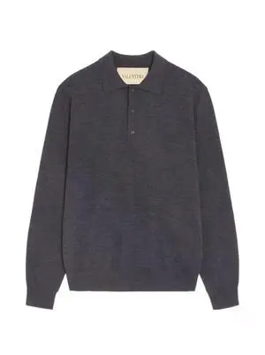 Valentino Garavani Vlogo Signature Polo Shirt - Grey