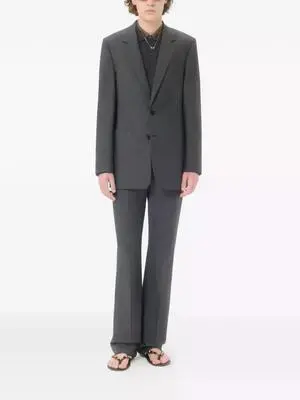 Valentino Garavani Single-breasted Wool Jacket - Grey