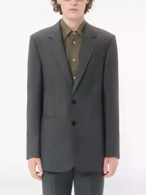 Valentino Garavani Single-breasted Wool Jacket - Grey