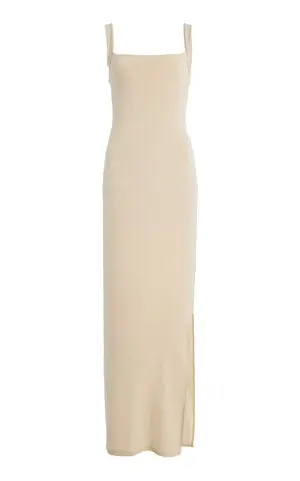 ANEMOS Square-neck Jersey Maxi Tank Dress - Ivory