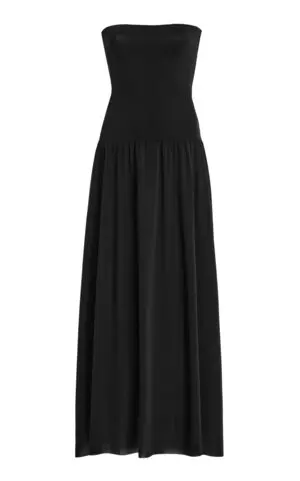 ERES Eres Oda Strapless Jersey Maxi Dress