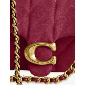 COACH Tabby 20 Suede Shoulder Bag