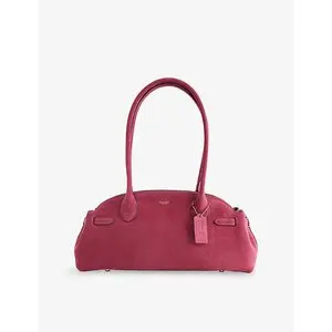 COACH Empire Suede Shoulder Bag - Dark Fuchsia