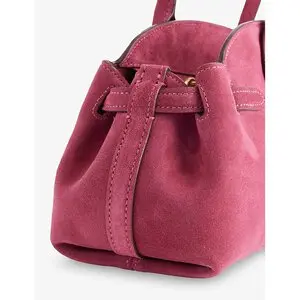 COACH Empire Suede Shoulder Bag - Dark Fuchsia