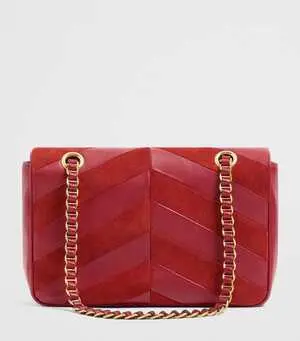 Valentino Garavani Lambskin Chevron Djuna Shoulder Bag