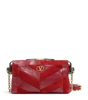 Valentino Garavani Small Lambskin Panthea Shoulder Bag