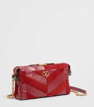 Valentino Garavani Small Lambskin Panthea Shoulder Bag