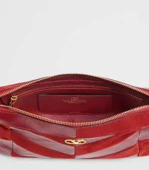 Valentino Garavani Small Lambskin Panthea Shoulder Bag