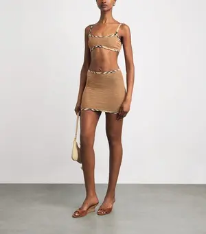 BURBERRY X HUNZA G Hunza G X Burberry Devyn Skirt/bandeau Top