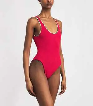 BURBERRY X HUNZA G Hunza G X Burberry Faye One-piece Swimsuit