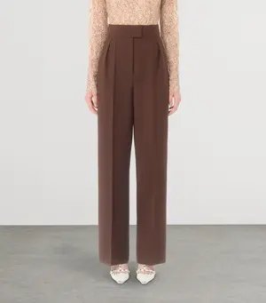 Valentino Garavani Mohair Tailored Trousers