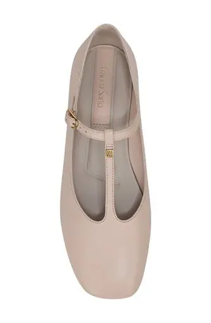 Franco Sarto Marylee Leather T-strap Flat