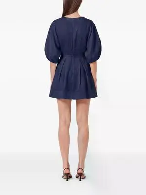 NICHOLAS Josefa Puff-sleeve Mini Dress