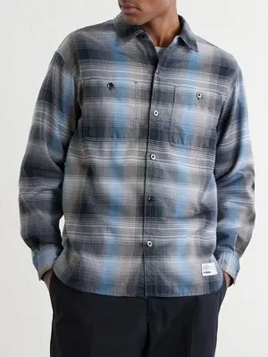NEIGHBORHOOD Hombre Checked Flannel Shirt