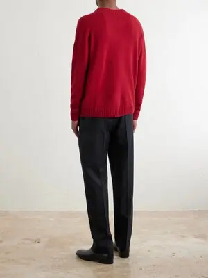 John Smedley Norfolk Recycled-cashmere And Merino Wool-blend Sweater - Red