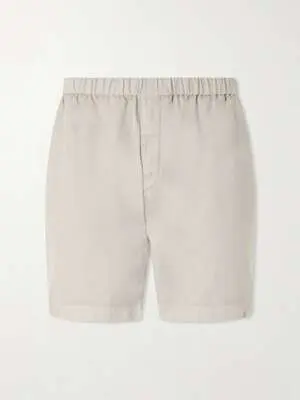 Boglioli Straight-leg Cotton-blend Twill Shorts