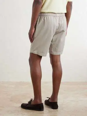 Boglioli Straight-leg Cotton-blend Twill Shorts