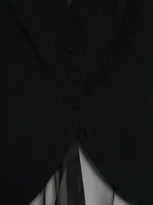 Emporio Armani Sheer-panel Waistcoat