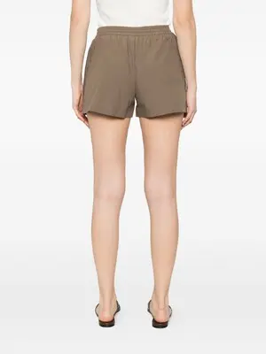 Matteau Cotton Shorts With Drawstring Waistband - Brown
