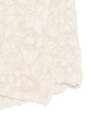 Comme Des Garçons Lace Tank Top - Beige