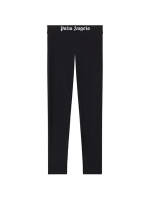Palm Angels Bandeau Logo Leggings - Black