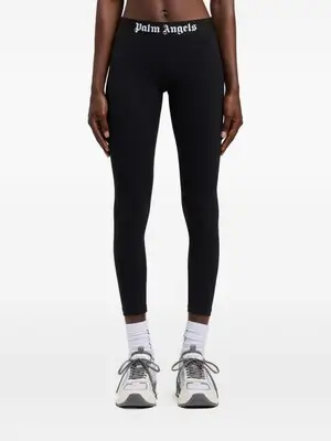 Palm Angels Bandeau Logo Leggings - Black