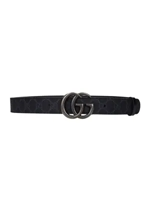Gucci Gg Marmont Belt - Black