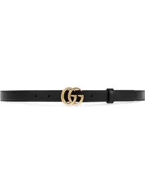 GUCCI Gucci GG Marmont Leather Belt